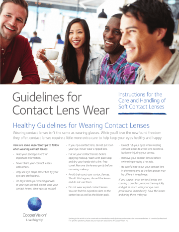 Contact Lenses User Guide | Manualzz
