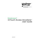Wonderware InTouch FactorySuite C User's Guide | Manualzz