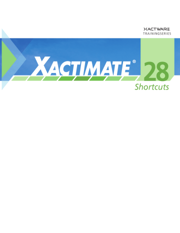 Xactimate 28 Keyboard Shortcuts | Manualzz