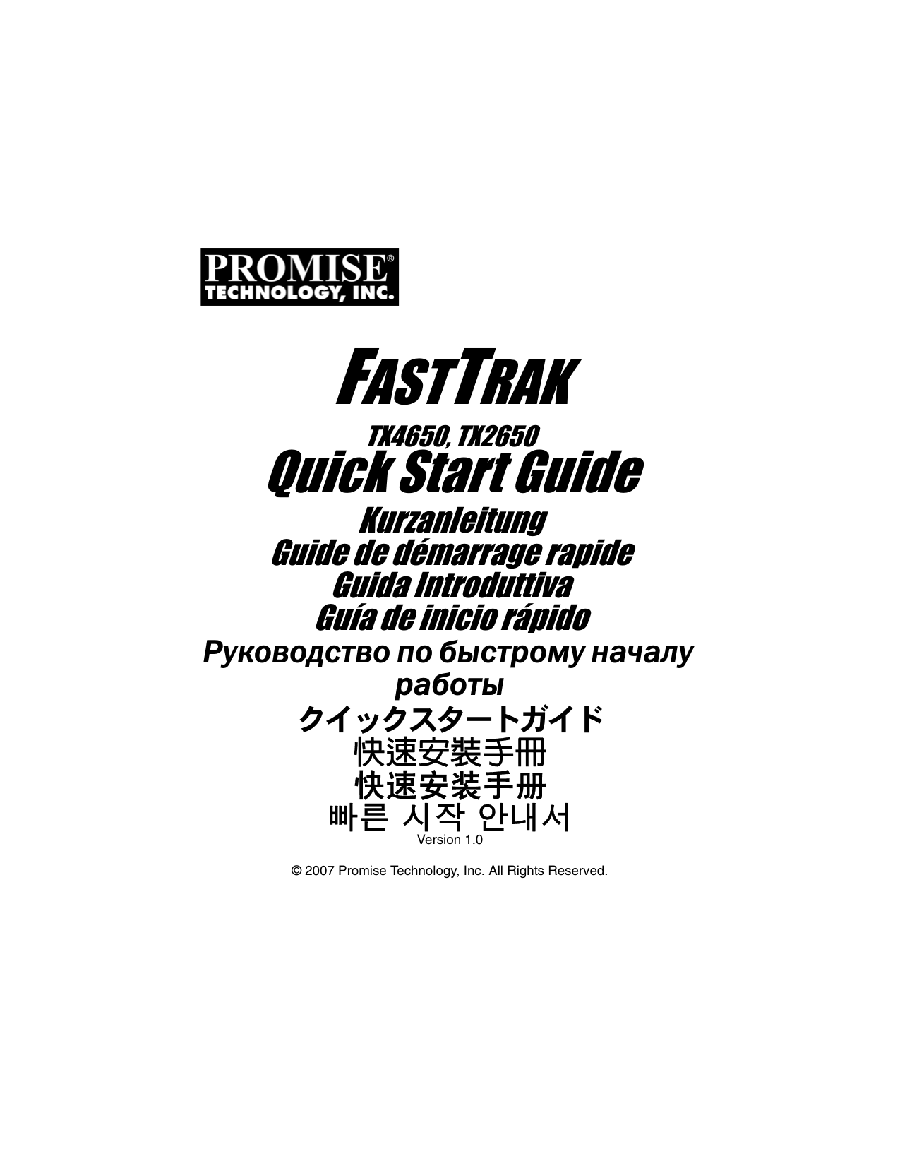 Promise Technology FastTrak TX2650 FastTrak TX4650 Installation promise-technology-fasttrak-tx2650-fasttrak-tx4650-installation