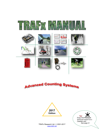 TRAFx counting system G4 Dock, counting system G3 Dock Manual | Manualzz