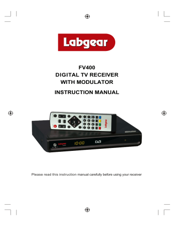 Labgear FV400 Instruction manual | Manualzz