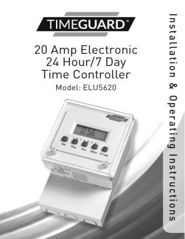 Timeguard ELU5620 Instructions | Manualzz