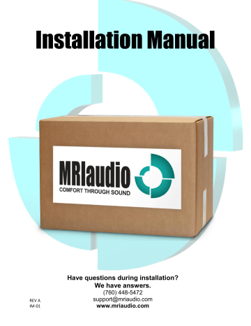 MRIaudio Patient Stereo System Installation Manual | Manualzz