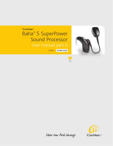 Cochlear Baha 5 SuperPower Sound Processor User Manual | Manualzz