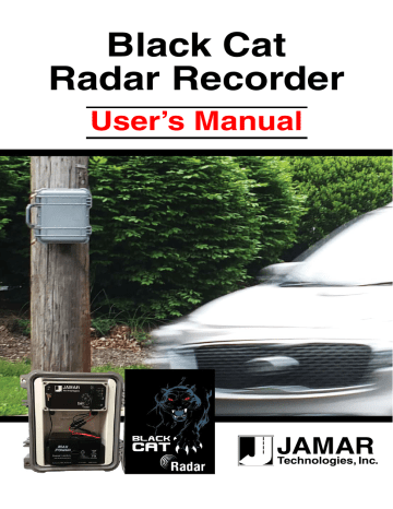Black Cat Radar Recorder User's Manual | Manualzz