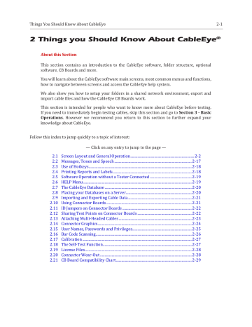 CableEye User Guide | Manualzz