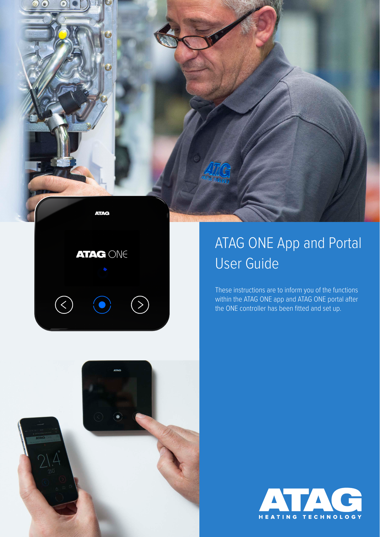 ATAG Heating Technology ONE Controller Guide | Manualzz