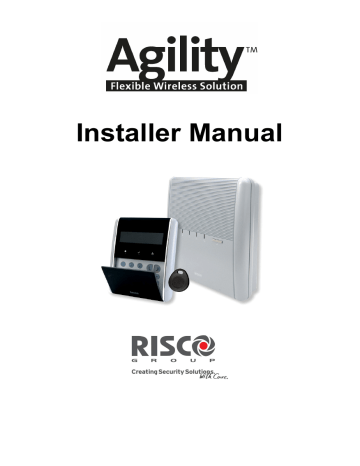 RISCO Agility Security System Installer Manual | Manualzz