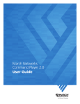 March Networks Command Client 2.0 User Guide | Manualzz
