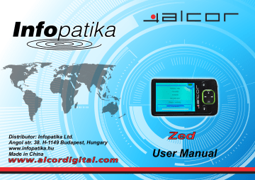 Alcor ZED User manual | Manualzz