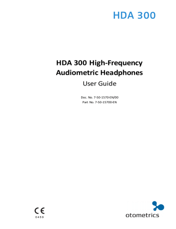 Audiometric Headphones HDA 300 User Guide | Manualzz