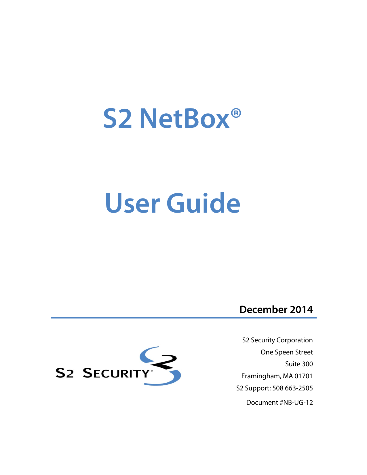 S2 NetBox User Guide | Manualzz