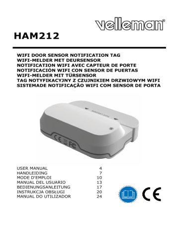 Velleman HAM212, HAM210, HAM211 User manual | Manualzz