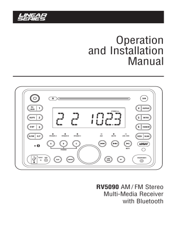 Linear Series RV5090 - Gen 2 Installation manual | Manualzz