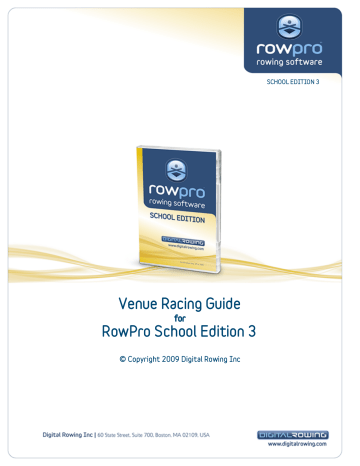 RowPro School Edition 3 Venue Racing Guide | Manualzz