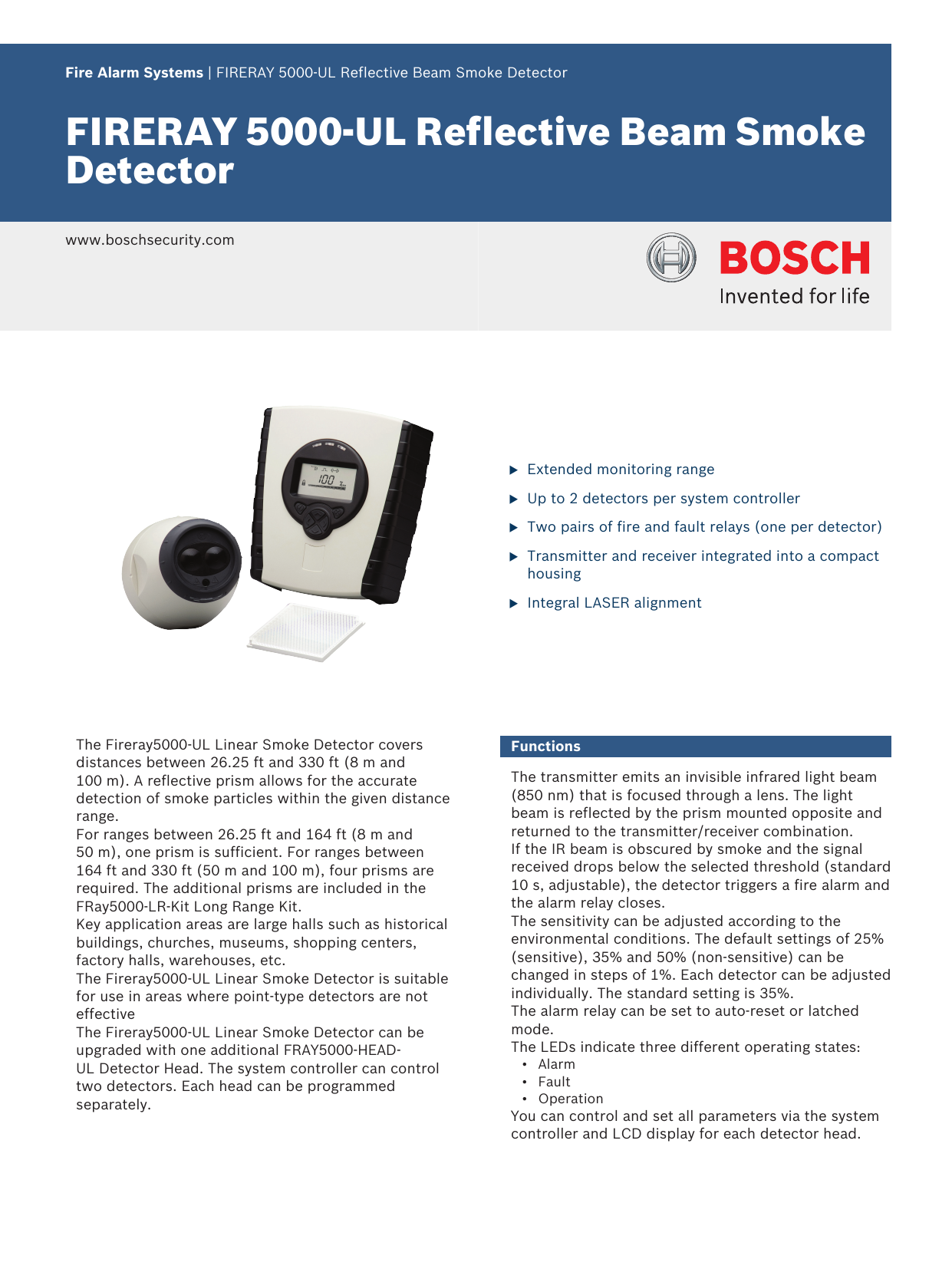 Fireray 5000 Beam Detector Installation Manual - The Best Picture Of Beam