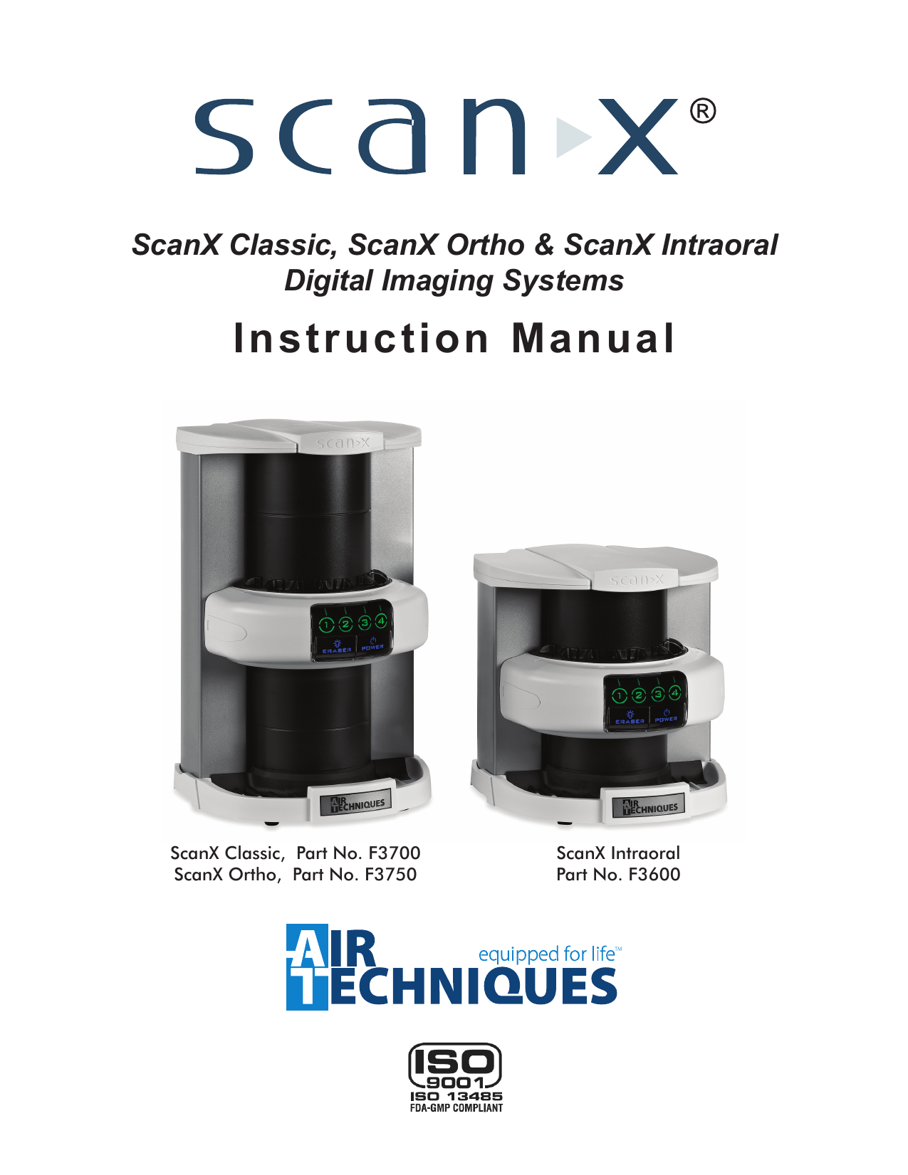 Air Techniques ScanX Ortho Instruction manual | Manualzz