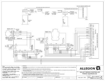 Schlage AD-300 AD-400 Galaxy 600-635 DPI Wieg Wiring Diagram | Manualzz