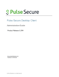 Pulse Secure Client Administration Guide - Product Release 5.2 | Manualzz