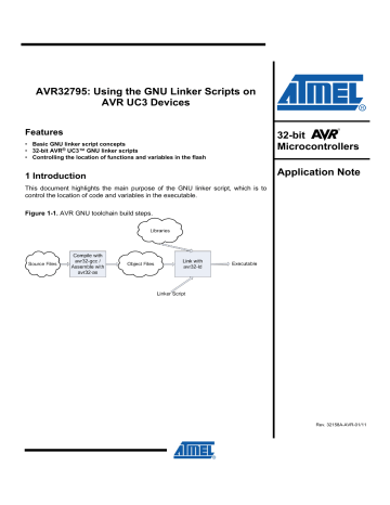 Atmel AVR UC3 Microcontroller Application Note | Manualzz