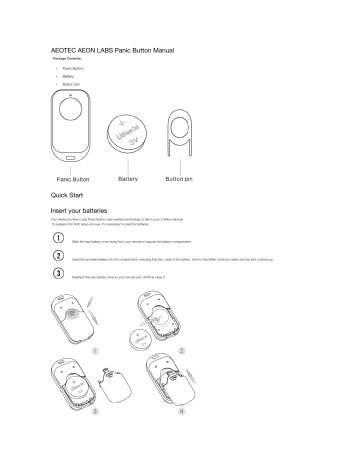 Panic Button User Manual | Manualzz