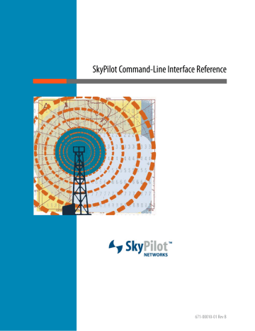 SkyPilot device Command-Line Interface Reference | Manualzz
