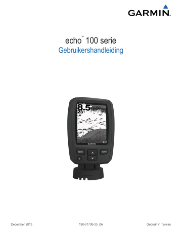 Garmin echo™ 101 Handleiding | Manualzz