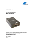 RS485/422 MGC-PRO MicroDrive Module Manual | AI Chat & PDF Download ...