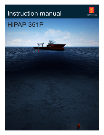 Kongsberg HiPAP 351P Instruction Manual | Manualzz