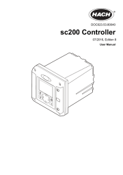 Hach SC200 - User manual, Manual, quick guide