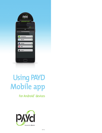 PAYD Mobile App User Guide | Manualzz