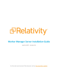 Relativity Processing User Guide - 9.4 | Manualzz