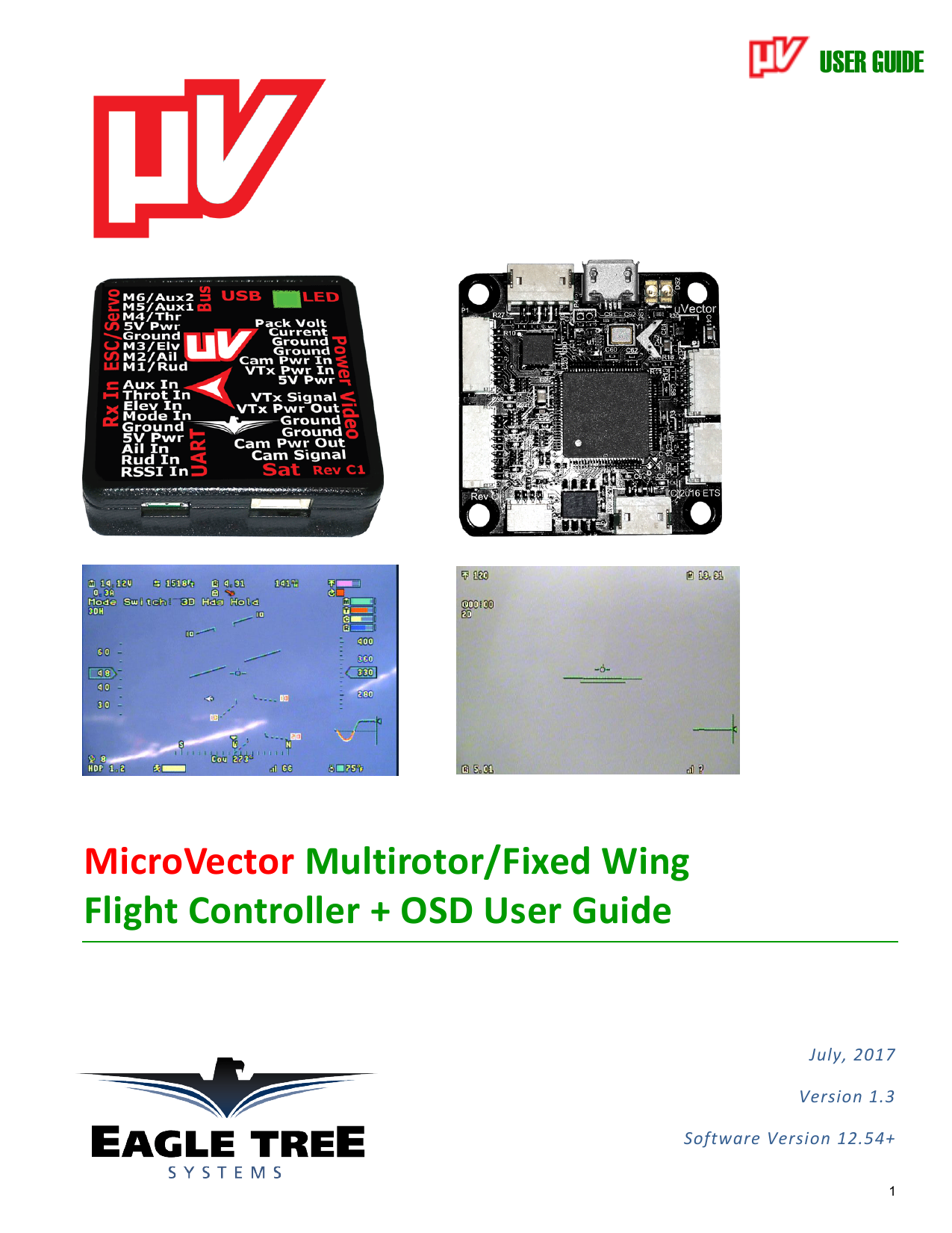 Eagle Tree MicroVector User Manual | Manualzz