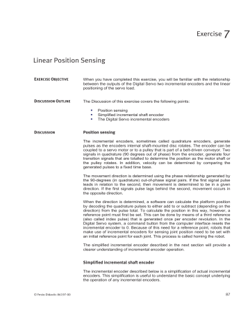 Linear Position Sensing Instruction Manual | Manualzz