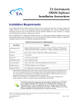 TA Instruments TRIOS Software Installation Instructions | Manualzz