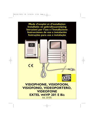Extel WEVP 201 E Bis Mode d'emploi | Manualzz