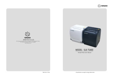 SEWOO SLK TS400 Receipt Printer User's Manual | Manualzz