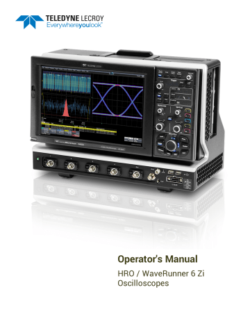 Lecroy WaveRunner 6 Zi Oscilloscope Manual | Manualzz