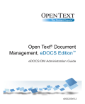 eDOCS DM 5.3 Administration Guide | Manualzz