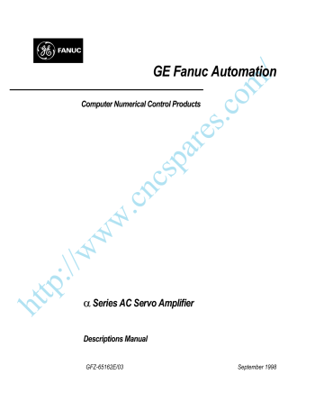 Fanuc servo amplifier schematic symbol