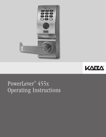 Dormakaba Powerlever 4550 Operating instructions | Manualzz