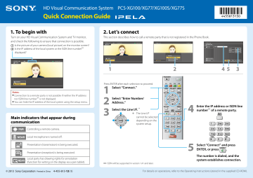 Quick Connection Guide | Manualzz