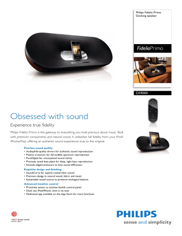 Philips DS9000 Specifications | Manualzz