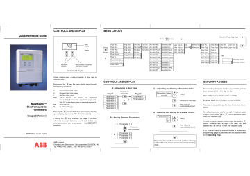 ABB MagMaster Quick Reference Manual | Manualzz