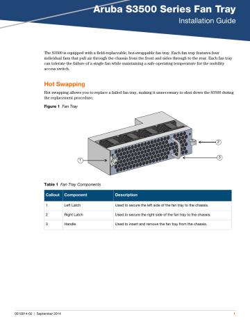 Aruba S3500-24PF Switch Installation Guide | Manualzz