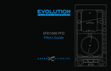 Aspen Avionics EFD1000 PFD Evolution Pro Pilot's Guide | Manualzz