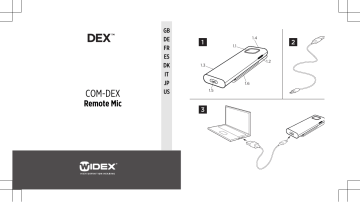 Widex COM-DEX Remote Mic User Instructions | Manualzz