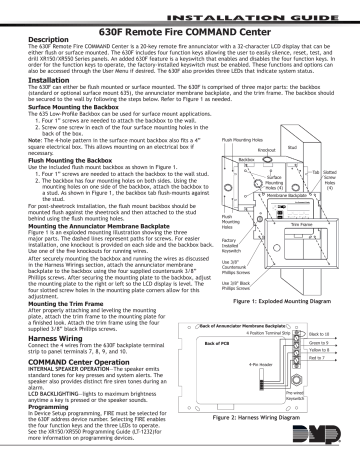 DMP Electronics 630F Installation manual | Manualzz