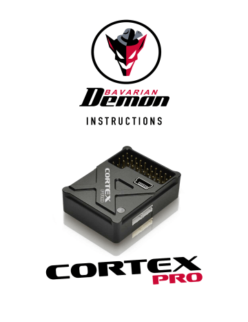 Bavarian Demon CORTEX PRO Flight Stabilizer Bedienungsanleitung | Manualzz